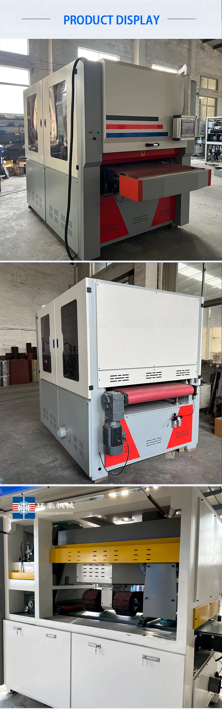 1300mm Laser Cutting Oxide Layer Wide Belt Sanding Polishing Deburring ...