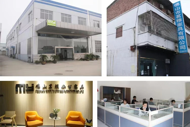 2.2m Modern Design Mingya Office Ceo/boss Table Desk With Storage ...