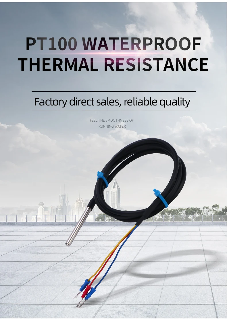 Pt100 Platinum Thermistor Temperature Sensor Temperature Control ...