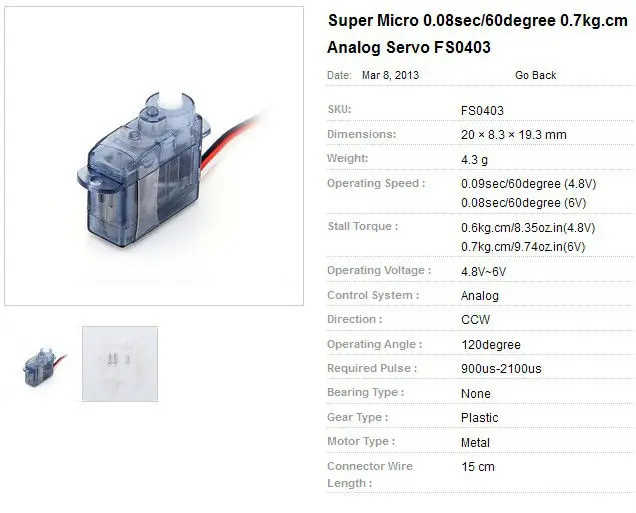 Cz 4.3g Mini Micro Servo For Rc Airplane Helicopter For Rc 3d F3p For ...