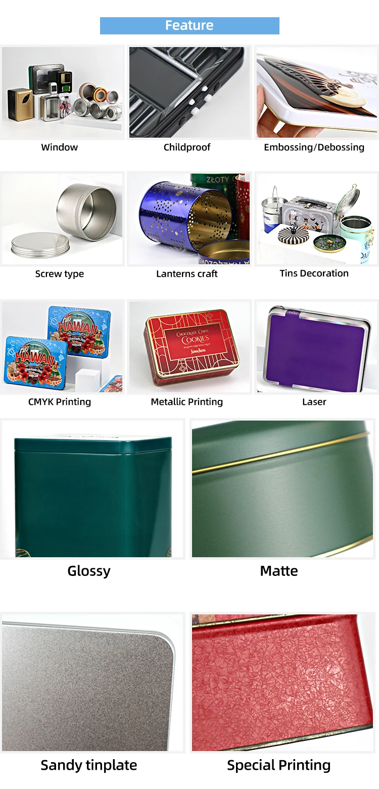 Small Candy Gummy Mints Metal Tin Can Round - Mini Packaging Tin Box