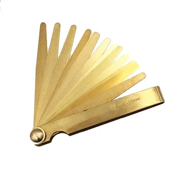 Anti-magnetic Brass Feeler Gauge Set 0.05-1.00mm 20 In 1 In Sale - Buy 20 Blades Brass Feeler ...