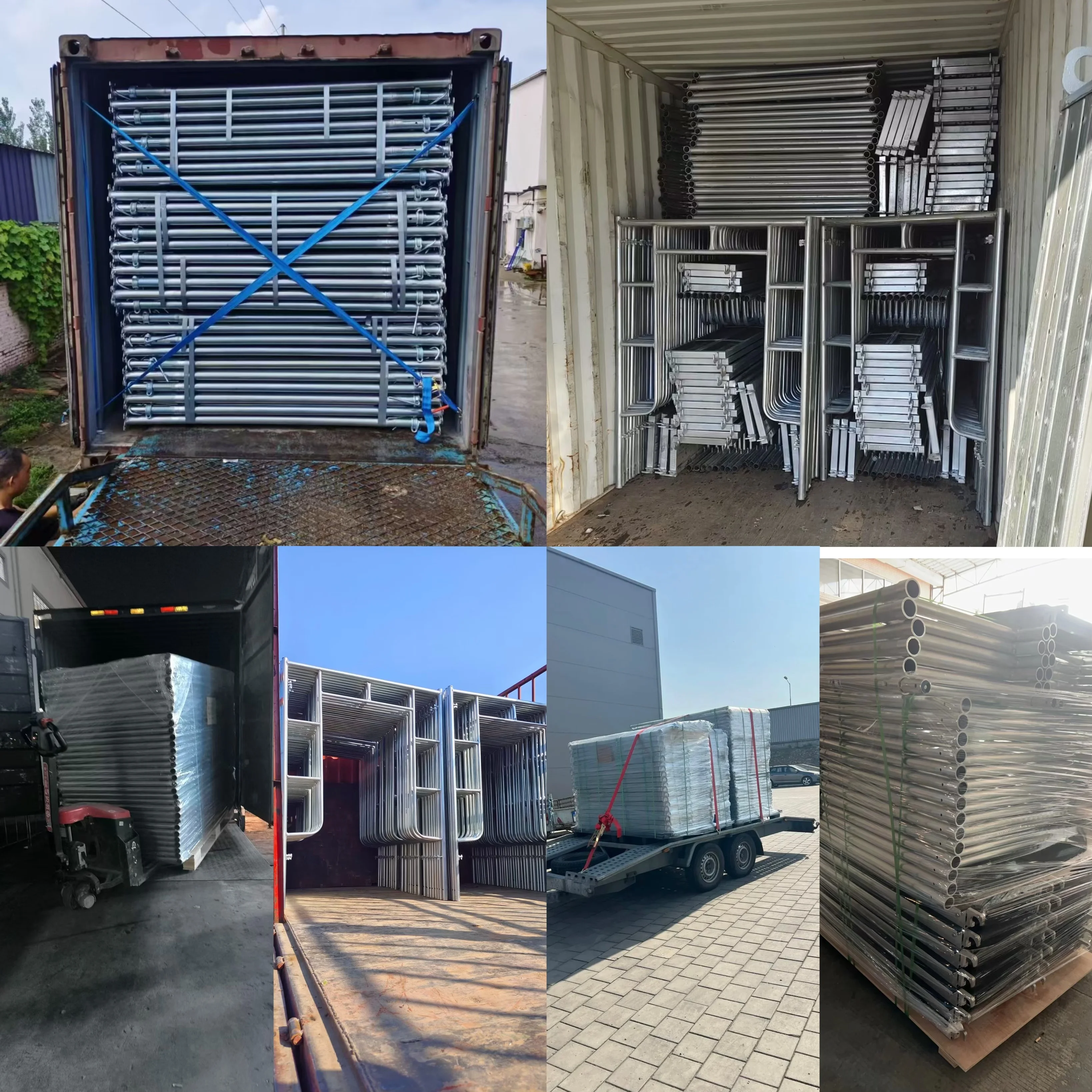 Frame Mobile Scaffold Hot-Dip Galvanized Ladder H Frame Scaffolding ...