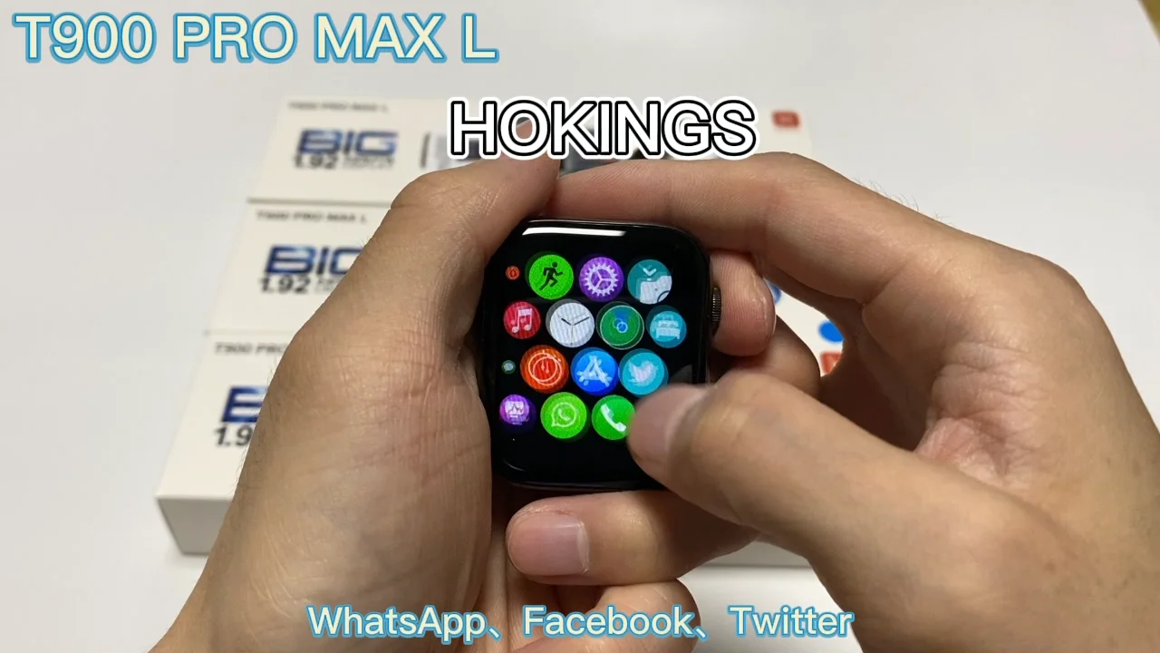 Tiktok Hot Selling Model T900pro Max L Smart Watch Big Infinite 1.92 ...