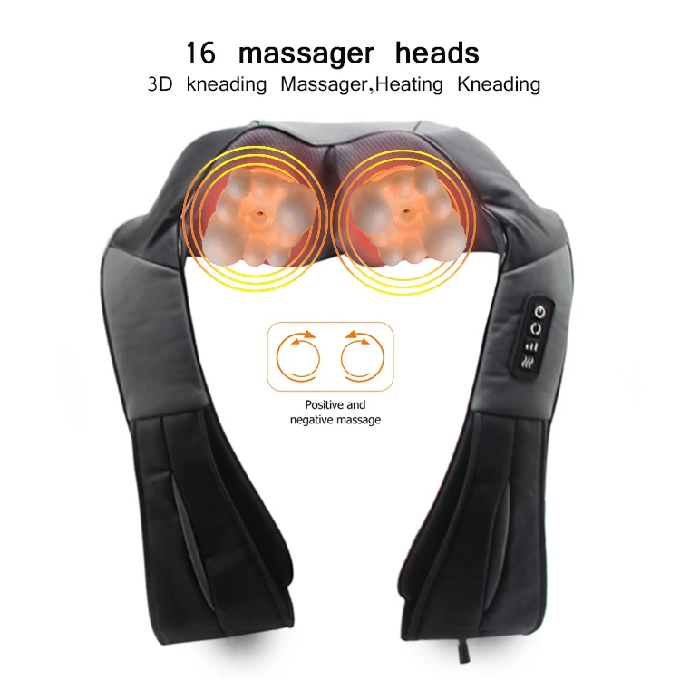 Portable Electric Healax Neck And Shoulder Massager Back Kneading ...