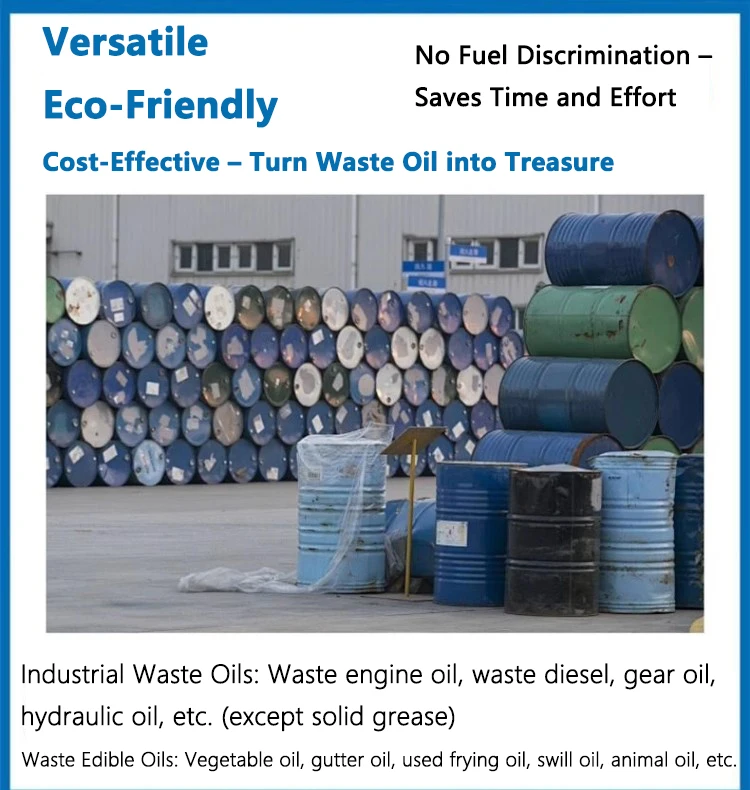 DA Portable Waste Oil Heater Smokeless Burning Adjustable Flame Forced ...