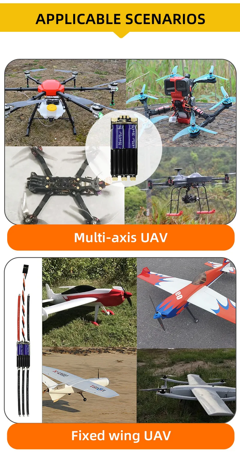 SEQURE ESC 28120 - 120A Brushless Speed Controller for FPV Racing