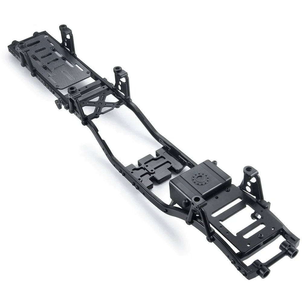 6x6 Metal & Carbon Body Chassis Frame Kit for SCX10 RC