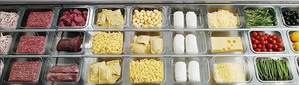 Full Automatic Bacon Sausage Meat Food Thermoforming Line