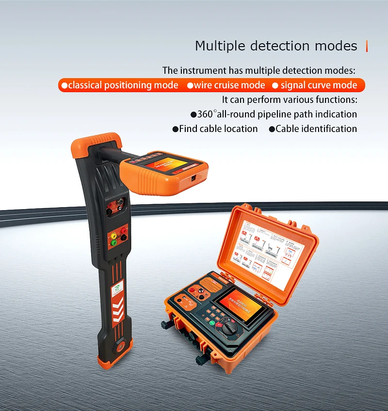 Underground Cable Tracker Multi Frequency Underground Pipe Detector ...