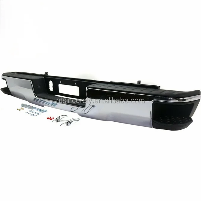 Original Steel Chrome Rear Bumper for Chevrolet Silverado 14-18 Rear ...