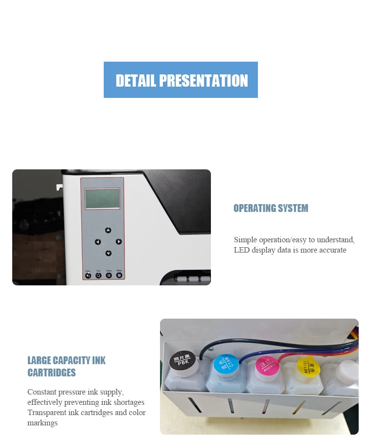 A3 Dtf Digital Printer High Speed A3 Dtf Pet Film Printer Machine Mini Printer Portable for ...