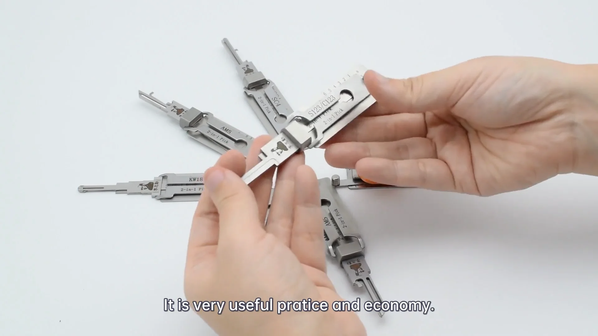 Lishi Lockpick Decoder Original Lishi Pick Tool For B-mw Hu92 Car Lock ...