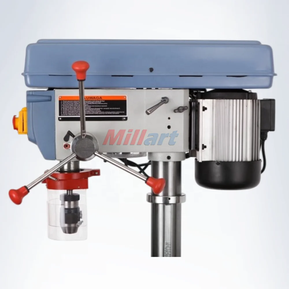16mm Vertical Bench Drill Press Machine ZJQ4116E Motor Provided Pillar ...