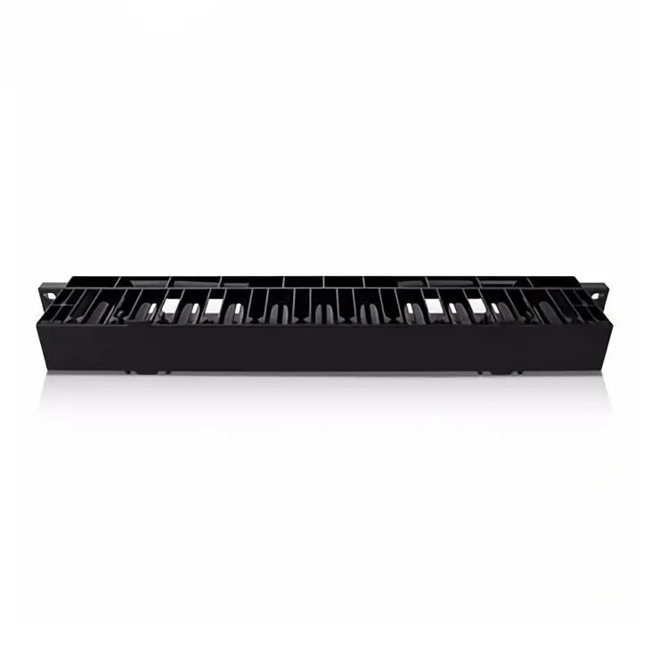 Rj45 Network Cable Management Rack 12 Slots 24 Ports 1u Cable Organizer ...