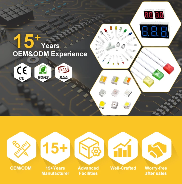 Red 7 Segment LED Display 4 Digit 7 Segment Digital Tube 0.56 inch LED ...