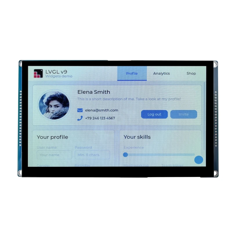 ESP32-S3 7 Inch Touch Display Development Board 800x480 Screen LX7 Dual-core Processor 16M Flash ...