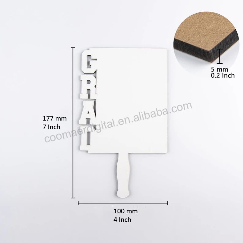 Custom Shape Grad Paddle 2023 Sublimation Blank MDF Photo Memorial ...