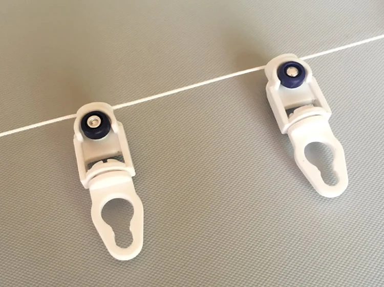 S Wave Electric Curtain Track Carrier - Automatic Fold