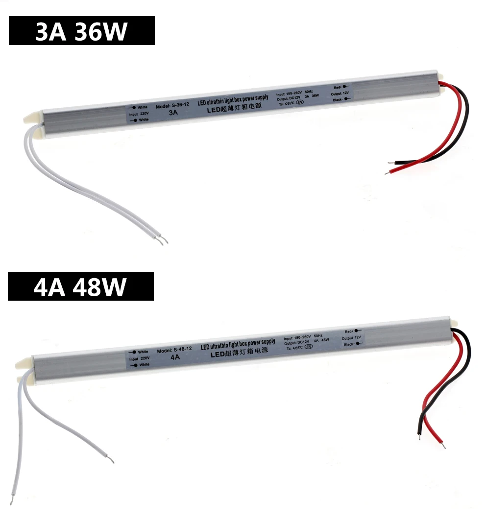 Ac220v至12v 1.5a 2a 3a 4a 5a发光二极管驱动器超薄发光二极管电源照明变压器，用于超薄广告灯箱 - Buy Ac220v ...