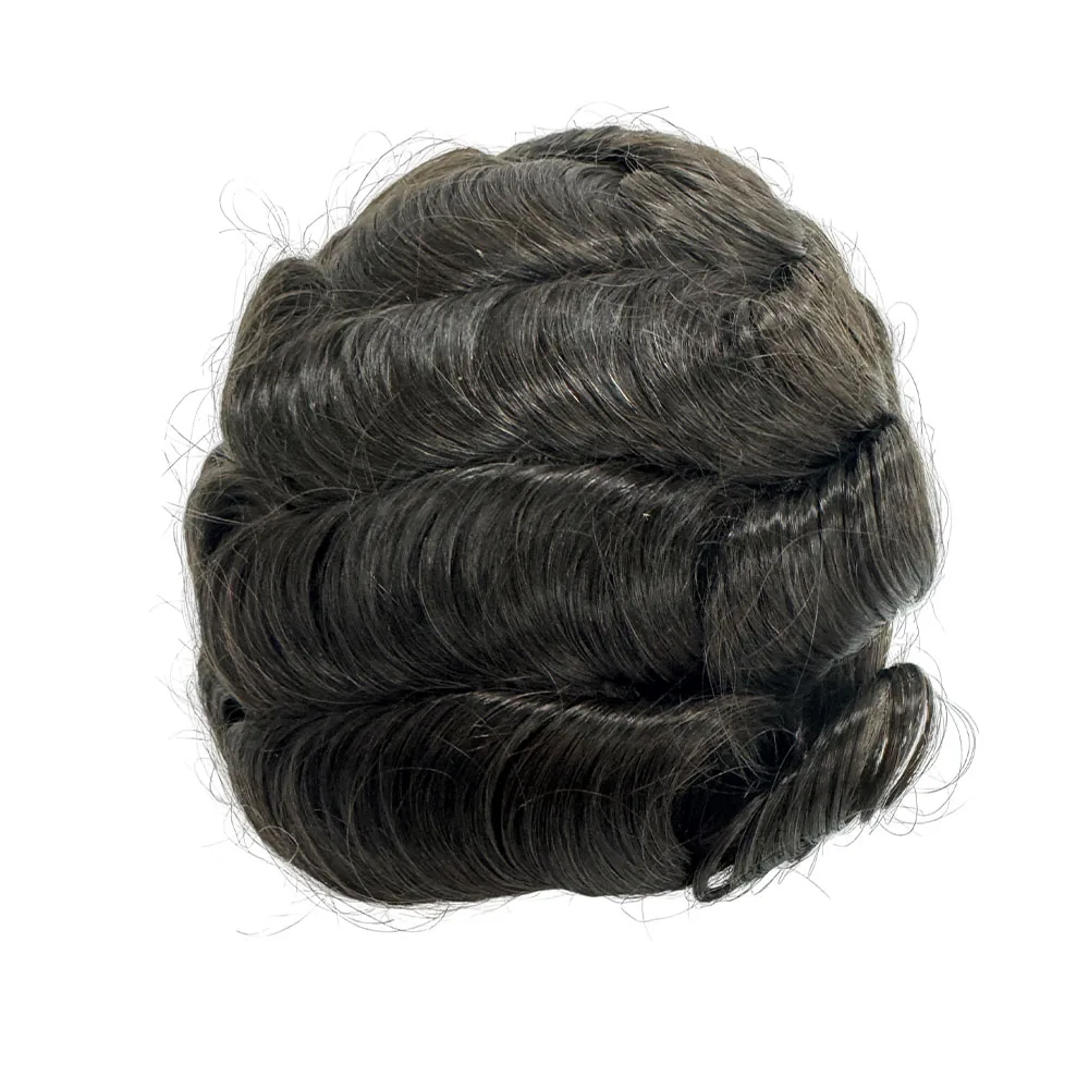 Toupee For Bald Men Australian Hair Pu Toupee Hair System Base Size Men ...