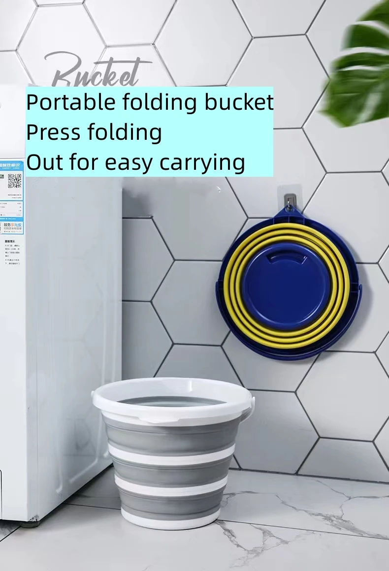Wholesale Pp Collapsible Basin Bucket Cleaning Plastic Water Bucket ...