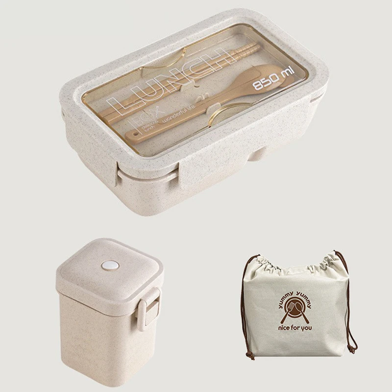 Custom Biodegradable Wheat Fiber Lunch Box Eco Friendly Rice Husk Bento ...