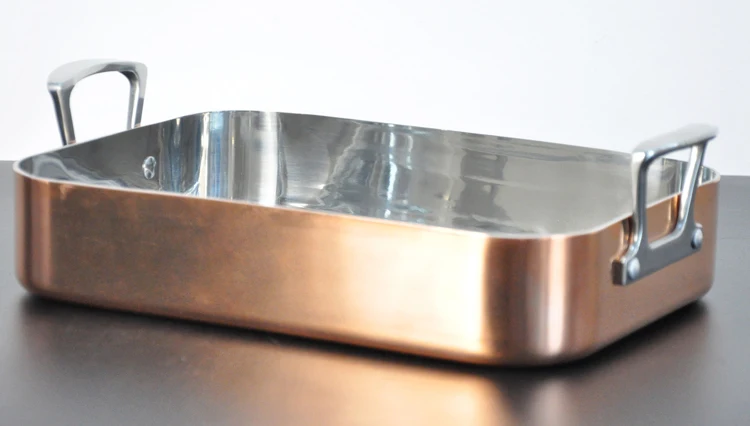 3ply Copper Clad Grill Pan - Versatile Bakeware for Kitchen