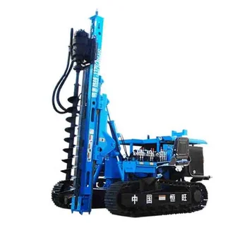 Crawler Mounted Excavator Pile Driver Attachment Deep Hole Hammer Pile ...
