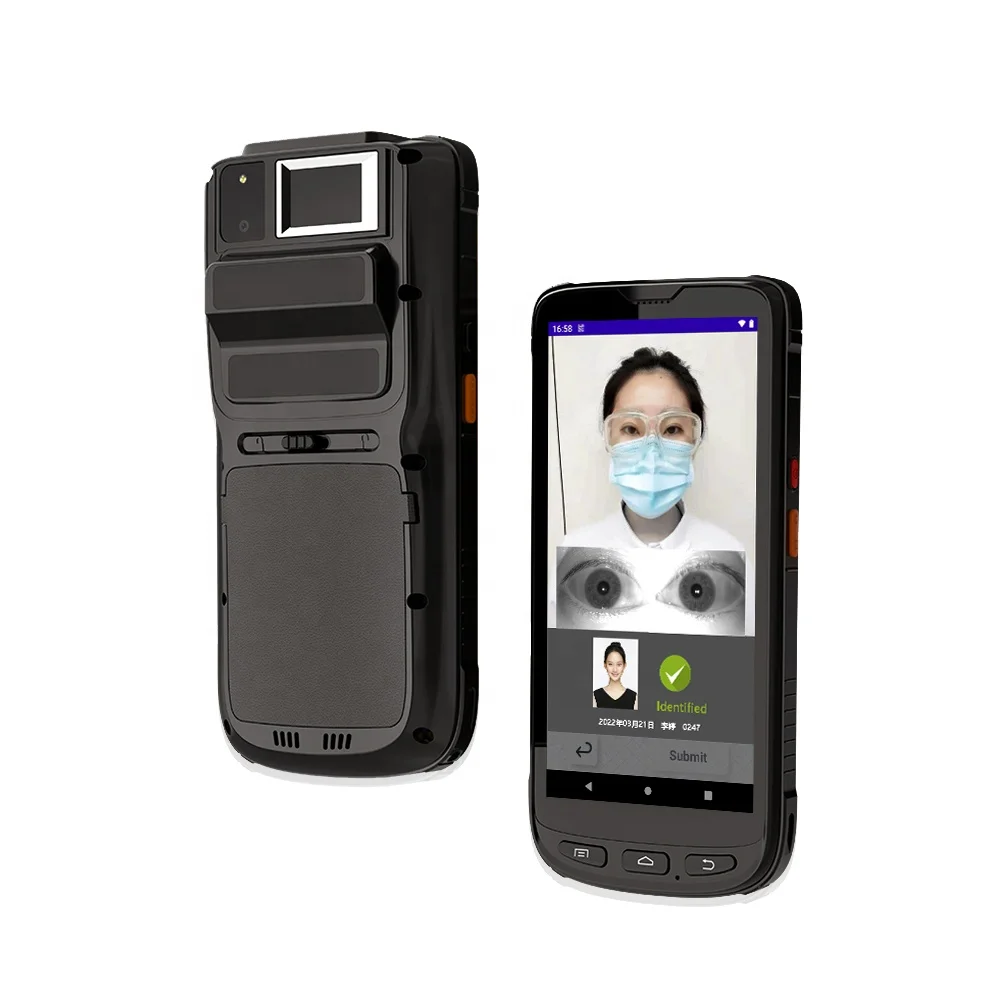 Portable Handle Iris Biometric Time Attendance System And Face ...