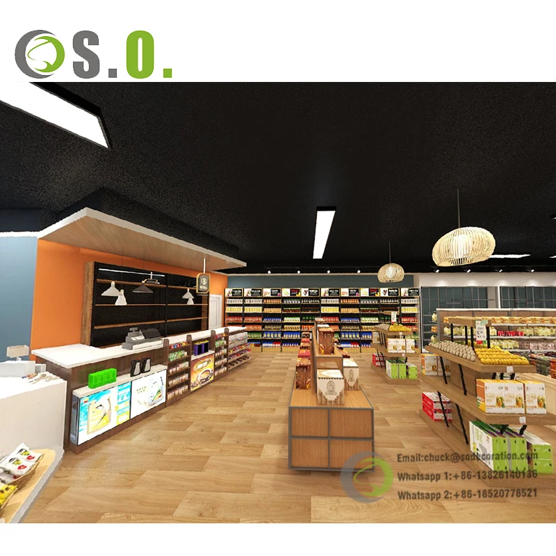 Convenience Interior Showroom Design Retail Stores Supermarket ...