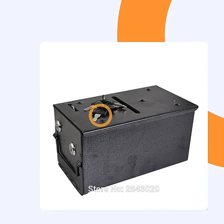 Metal Iron Safe Box Poker Chips Bank Double Security Money/chip Case ...