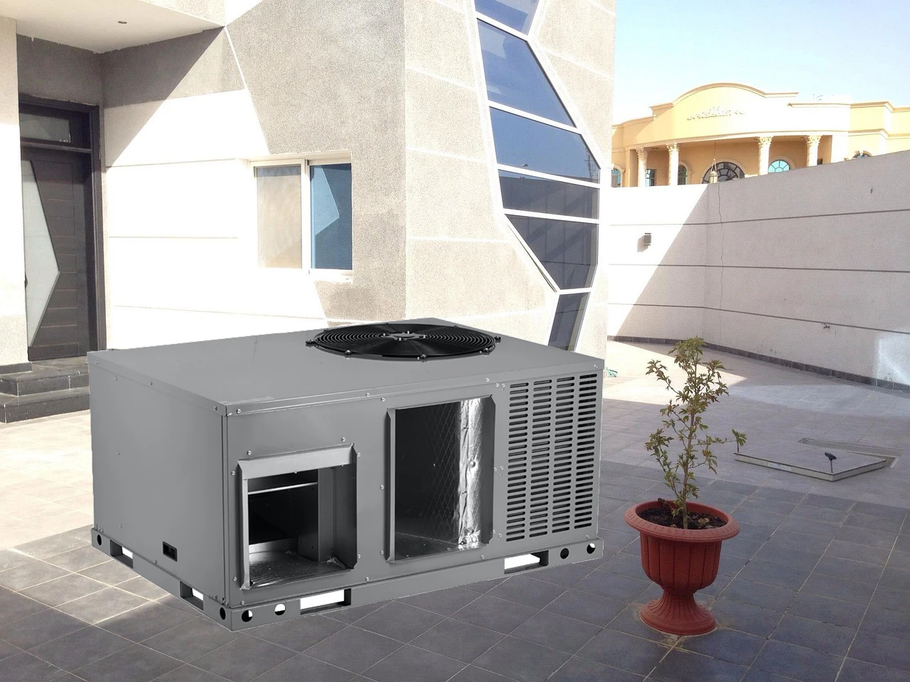 25 Ton R410a Commercial Rooftop HVAC Equipment Carrier AC