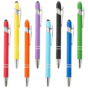 Best Cheap Click Pen Promotional Metal Biro Touch Screen Ballpoint Pens ...