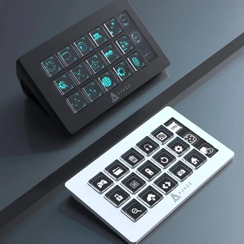 Ajazz Akp153e Visual Keyboard Lcd Display Keys Programmable Shortcut Keyboard Macro Keys ...