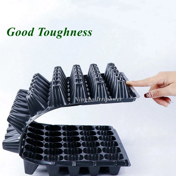 50 Cell Plastic Seedling Planting Tray Greenhouse Nursery Seed ...