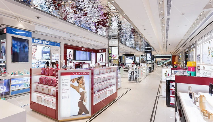 Luxury Perfume Display Kiosk Design Custom Fragrance Retail Booth ...