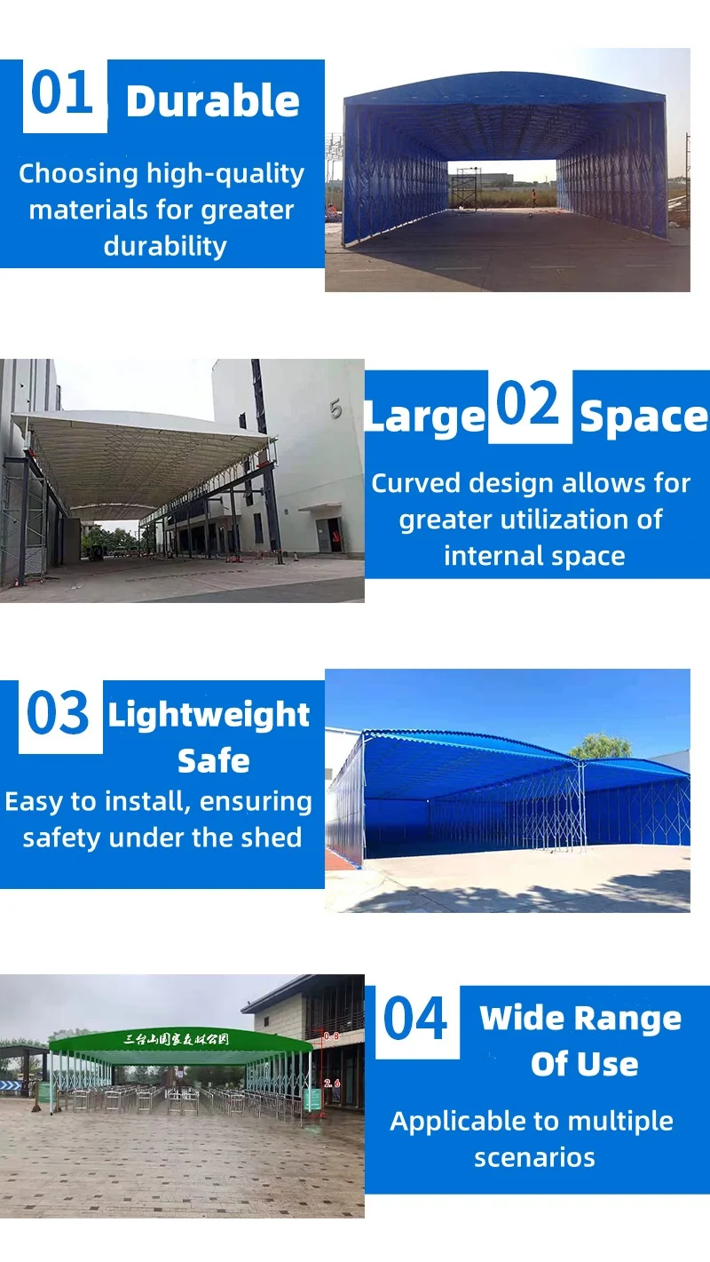 Car Parking Use Retractable Canopies Garage Push And Pull Event Storage ...
