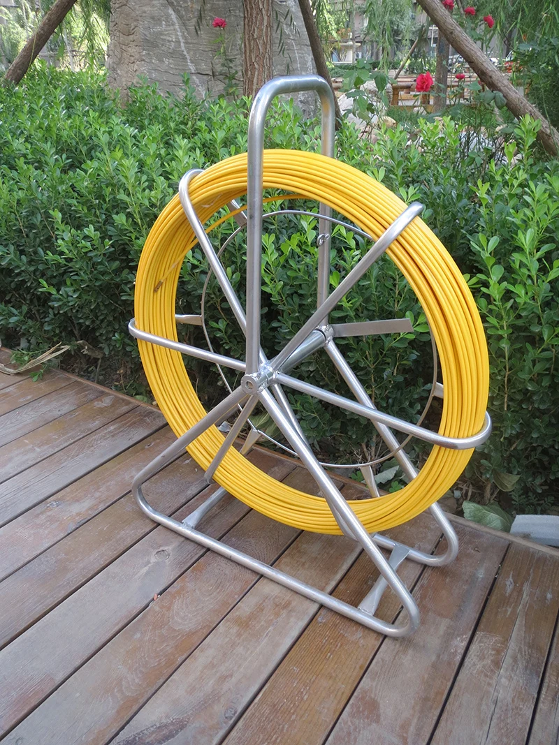 6mm Telecom Cable Conduit Cable Pusher Pulling Machine Frp Fiberglass ...