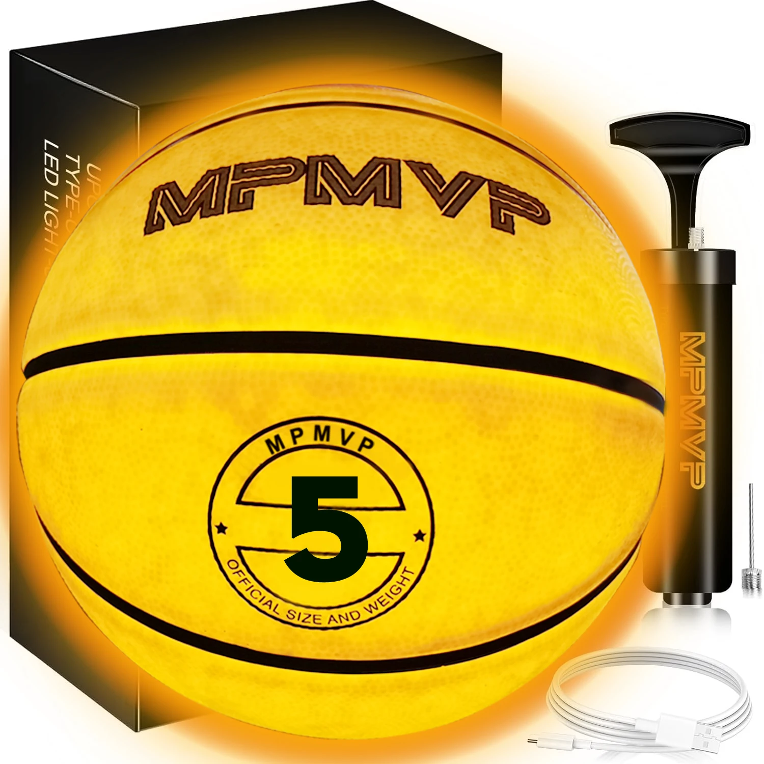 Patented Owner Rechargeable Glow In The Dark Led Footballs Night Sports ...