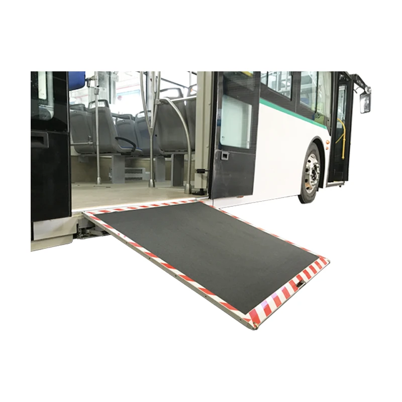 Low Floor City Bus MiniBus Electric Aluminum Wheelchair Ramp Slope for ...
