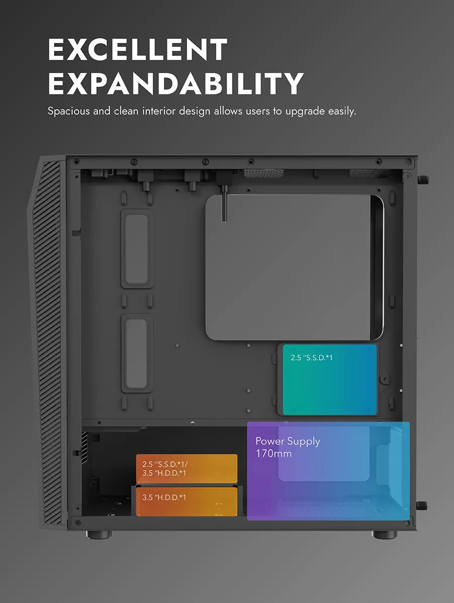 Darkflash Al390 Factory Oem Custom Computer Pc Case Gaming Cabinet ...