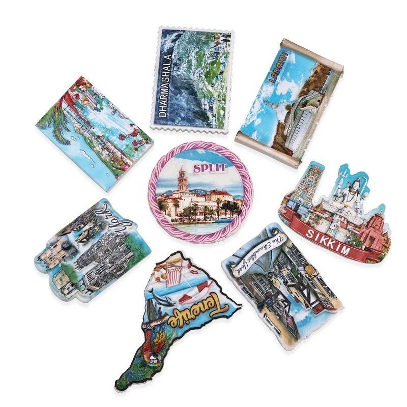 Vastgifts Personalised Refrigerator Magnet Custom Logo Resin Material ...