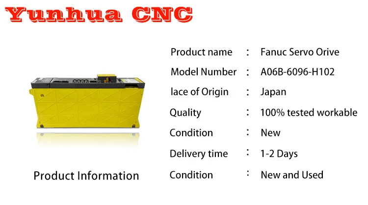 A06b-6096-h102 Fanuc Original Brand New Servo Driver Power Amplifier In ...