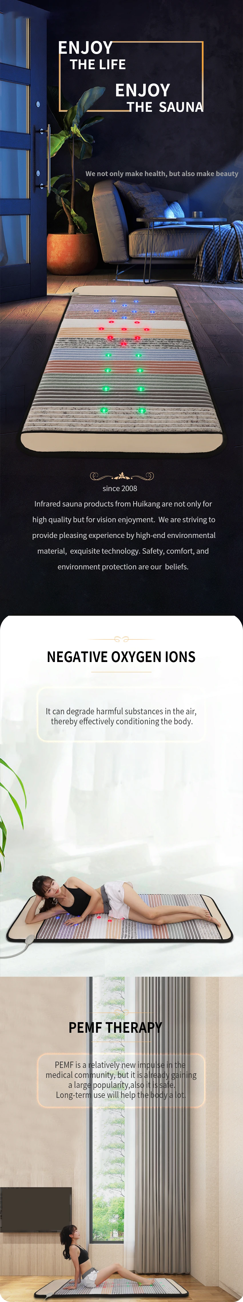 Red Light Therapy Full Body Pemf Mats With Infrared Heat Infrared ...