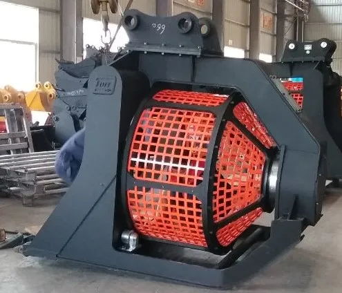 RSBM OEM Excavator Rotary Screening Bucket Soil 360 Rotary Sorting ...