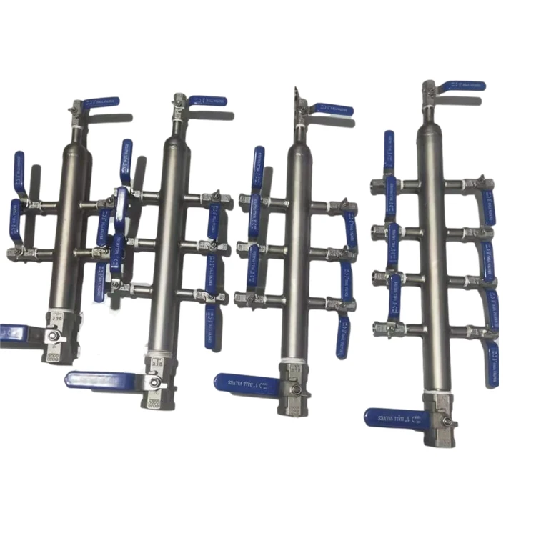 Ss316 Manifold Air Headers With Ball Valve Distribution Ports - Buy ...