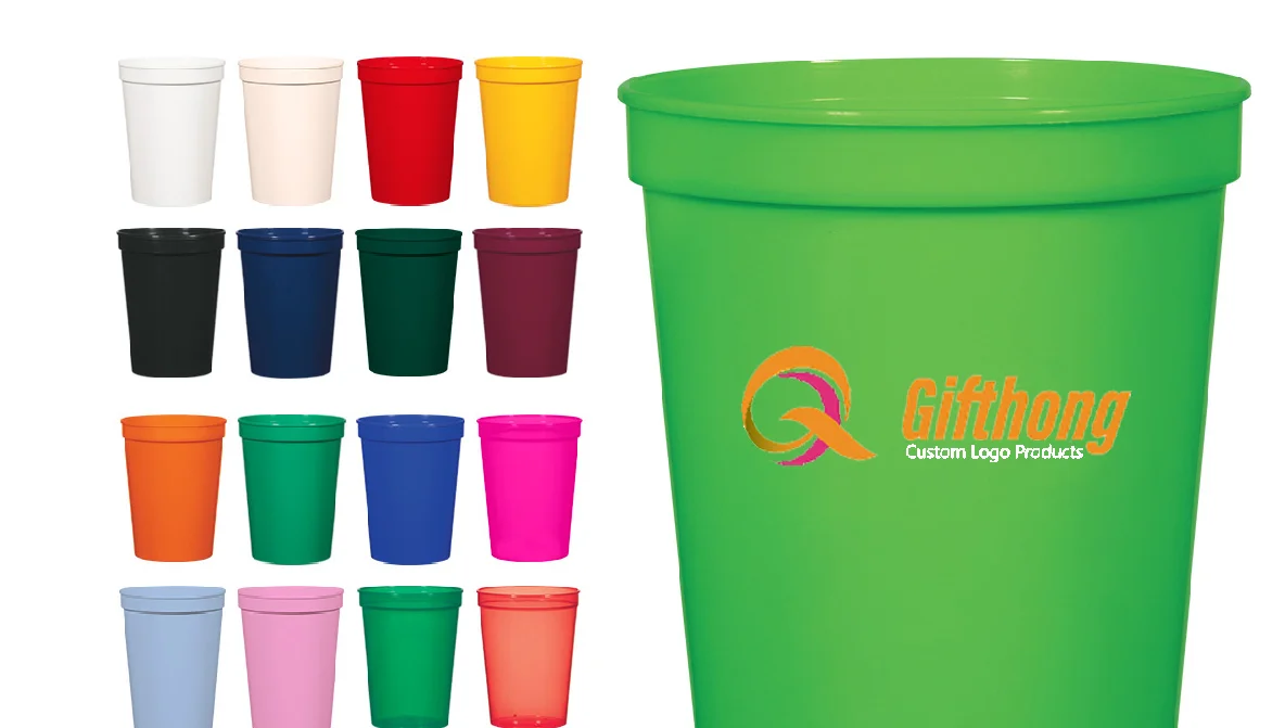 Giveaways Promo Items Custom Logo Smooth Stadium Cups For Advertising ...