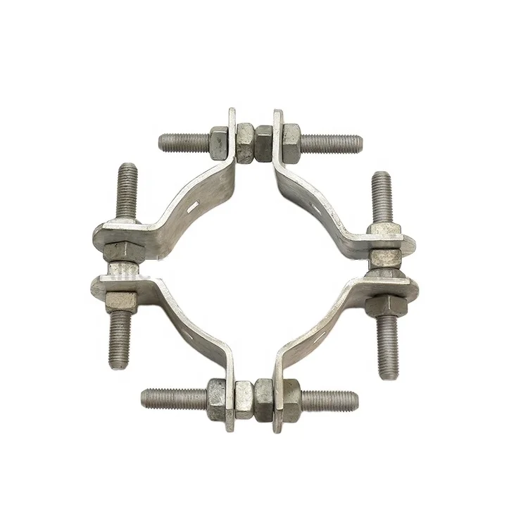 4 Way Adjustable Pole Band /Pole Clamp for Over head Line Cross Arm ...