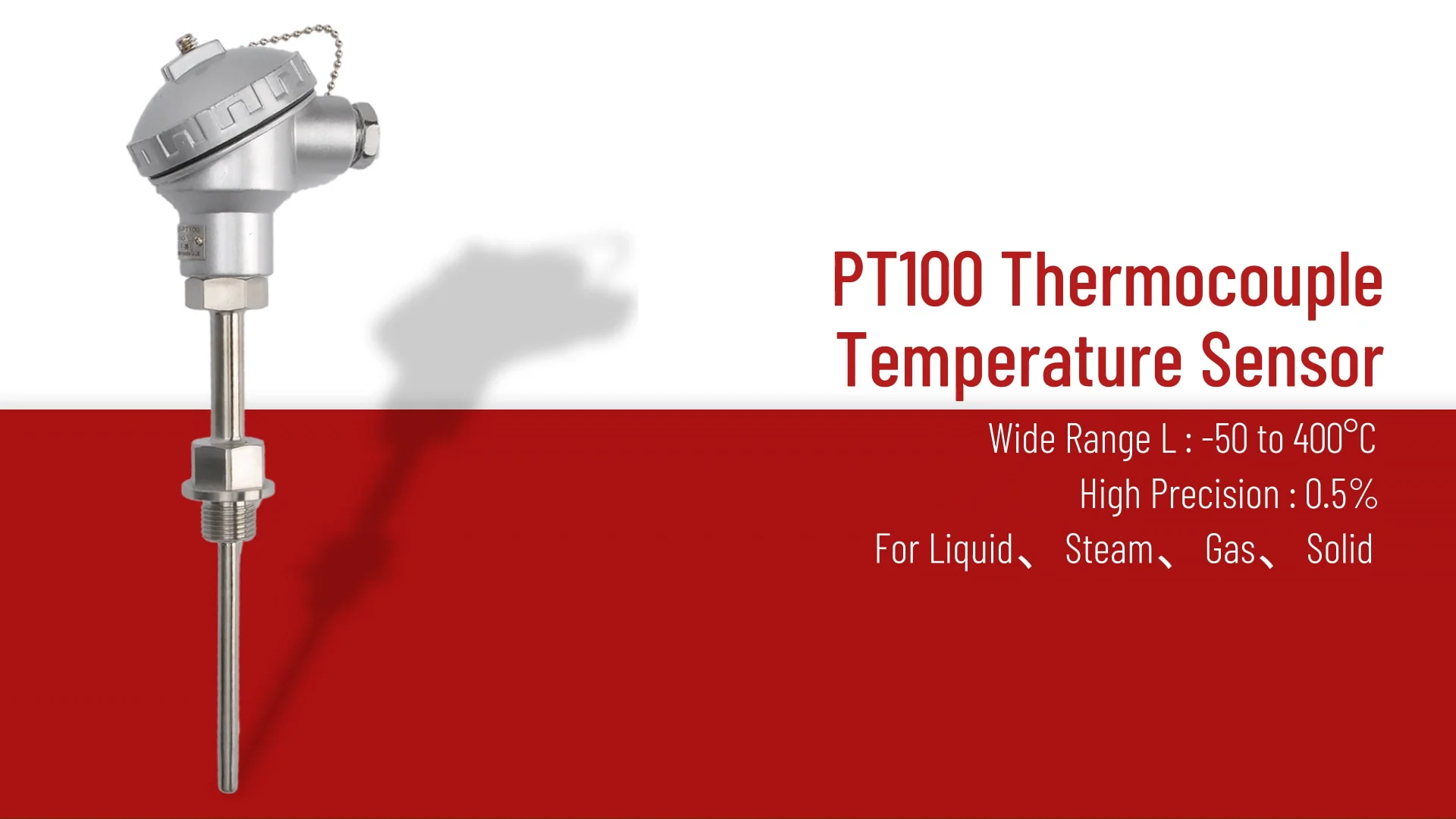 Pt100 K Type Temperature Sensor Class B,A,1/3 Din Rtd Thermocouple With ...